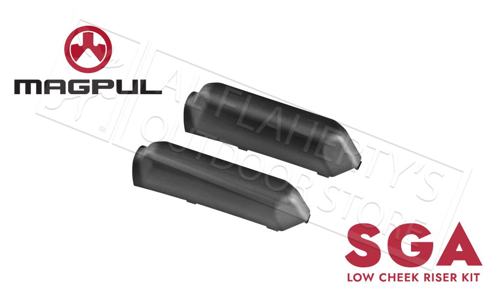 Magpul SGA Rifle and Shotgun Stock Cheek Riser Kit Low #MAG463-BLK - Al ...