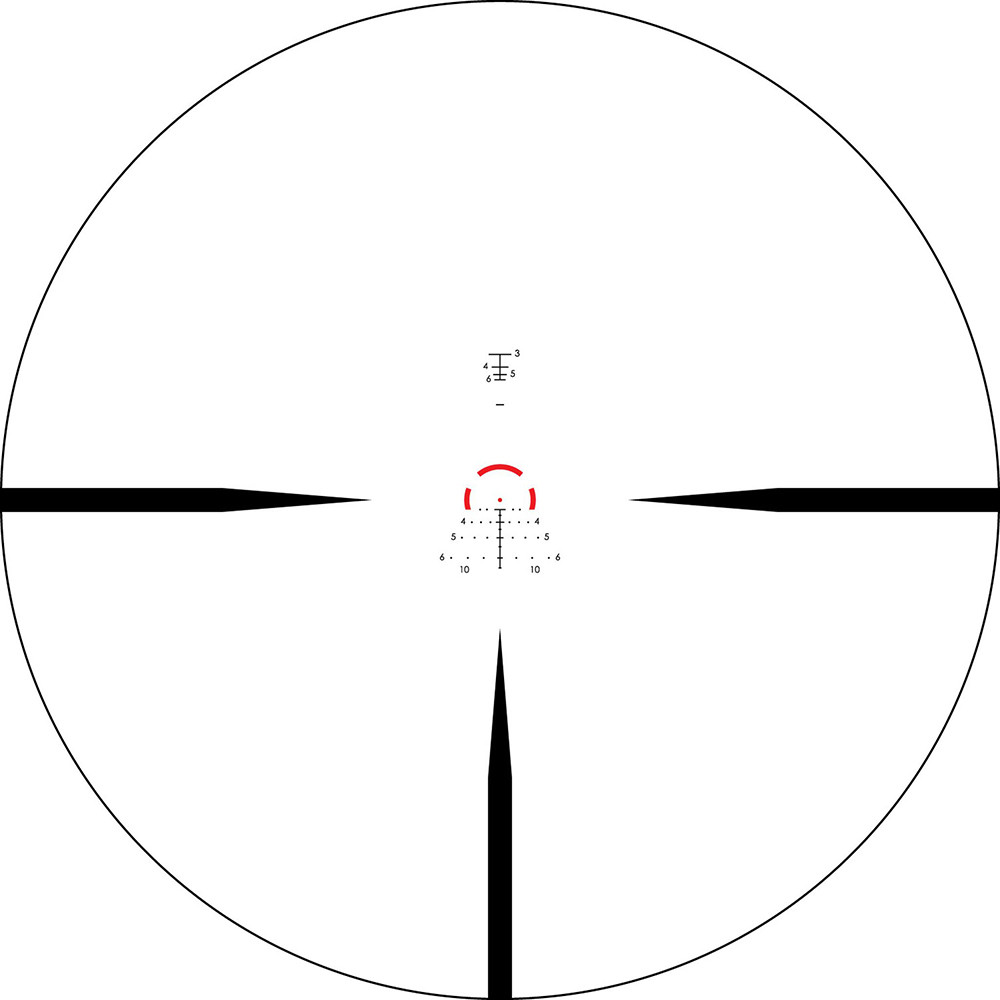 Vortex Strike Eagle 1-8x24mm Scope with AR-BDC3 Illuminated Reticle #SE ...