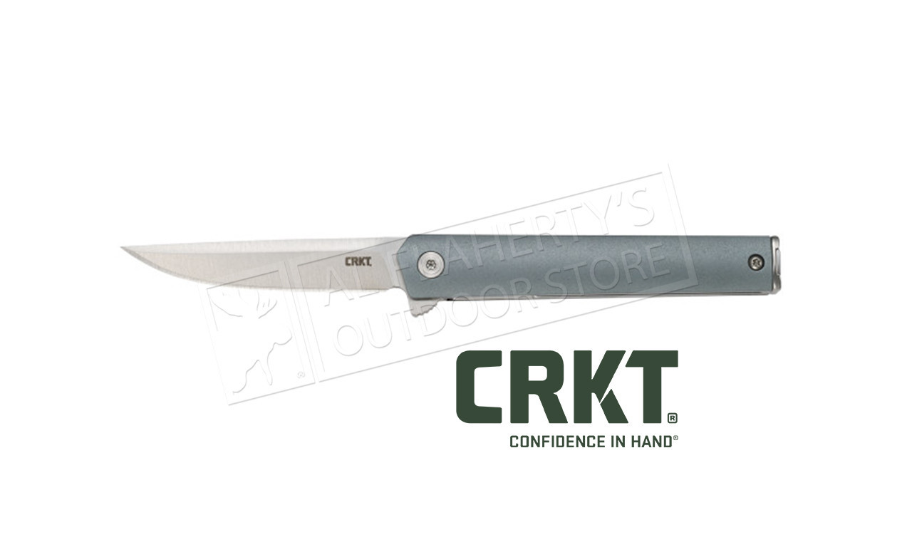 CRKT CEO Compact Folding Knife with Liner Lock, Blue #7095 - Al ...