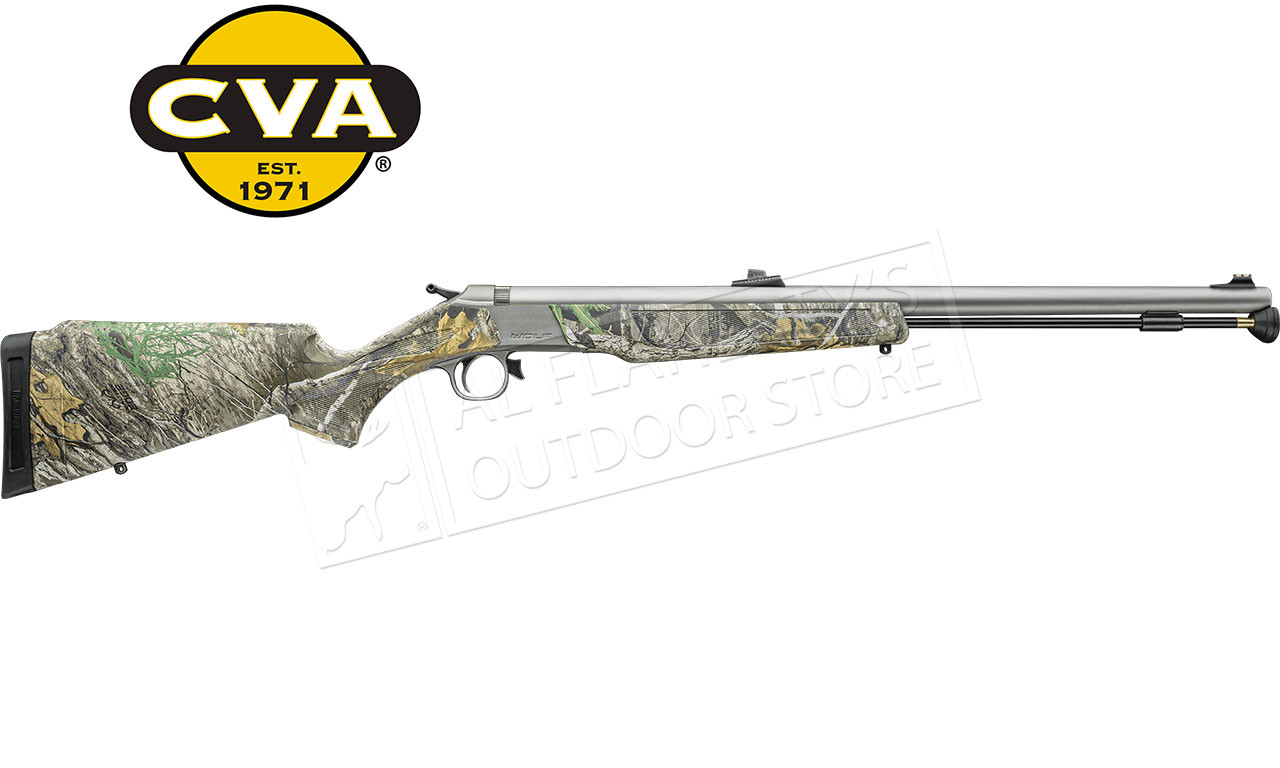 CVA Wolf V2 Stainless Steel Edge Muzzleloading Rifle, 50 Cal. #PR2118S ...