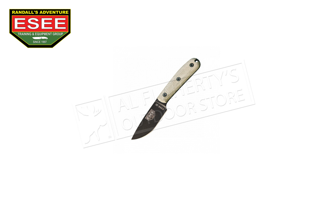 ESEE Knives 3HM with Black Kydex Sheath #ESEE3HMK - Al Flaherty's ...