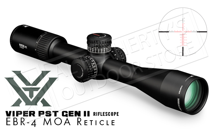 Vortex Viper PST Gen II SFP Scope 3-15x44mm with EBR-4 MOA Reticle #PST ...