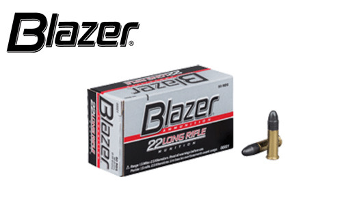 CCI Blazer 22LR Target Ammunition, 40 Grain, High Velocity, Pack of 50 ...