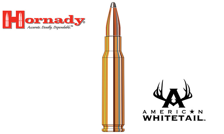 Hornady 308 WIN American Whitetail, Interlock SP 150 Grain Box of 20 ...