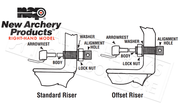 NAP Centerest Flipper R/H Arrow Rest #60144 - Al Flahertys Outdoor Store