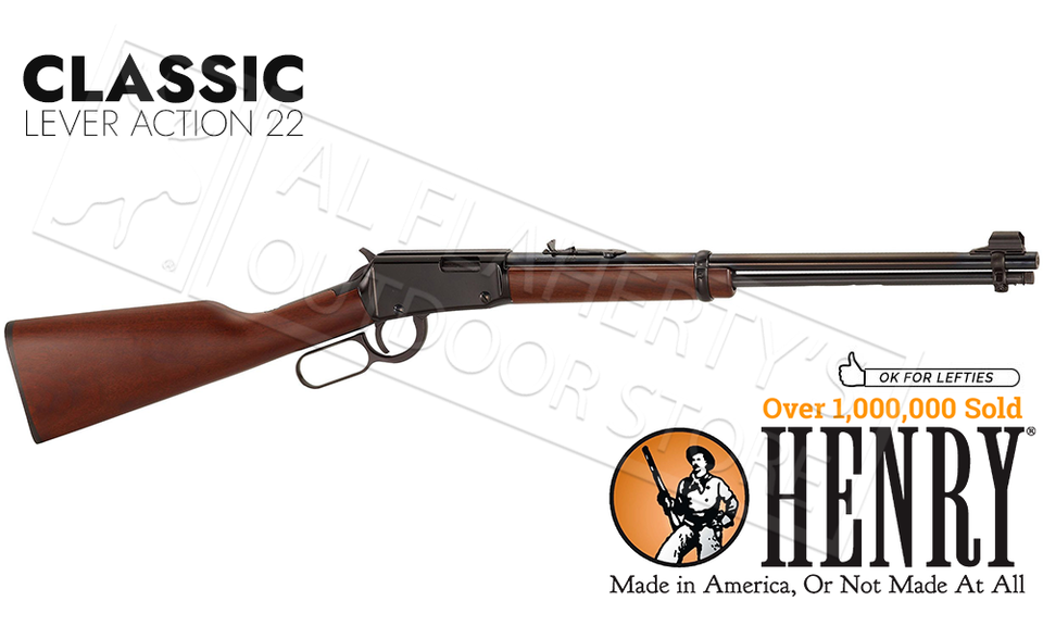 Henry Silver Boy Lever Action 22 Caliber Rifle #H004S - Al Flahertys ...