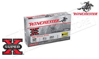 Winchester Super X Sabot Slugs 12 Gauge 2-3/4", 1 oz., 1350 fps, Box of ...
