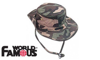 WFS Bosun Hat - Woodland Camo - Medium to Xlarge #5109 - Al Flahertys ...