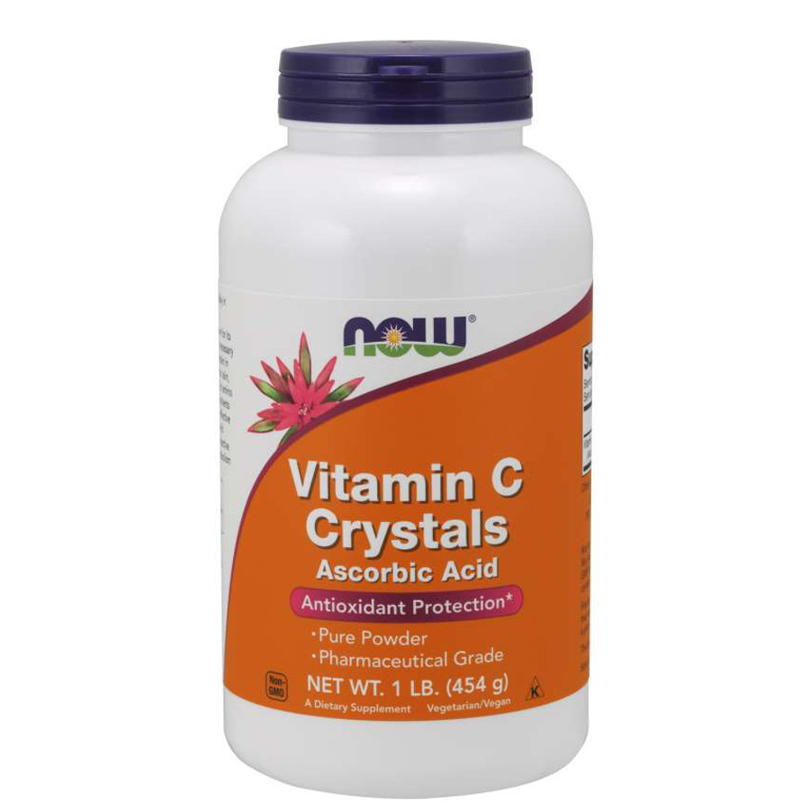 NOW Vitamin C Crystals Powder Antioxidant Protection 1LB