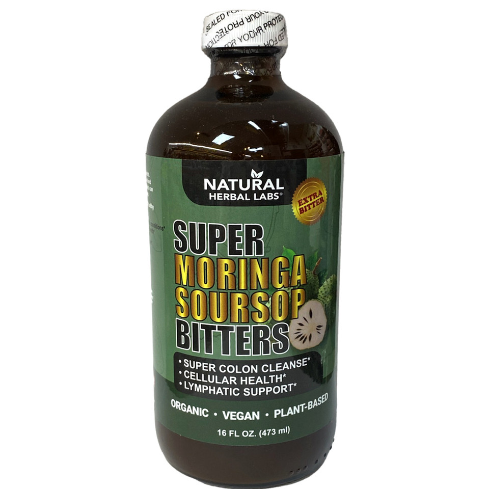 Natural Herbal Labs Super Moringa Soursop Bitters 16oz
