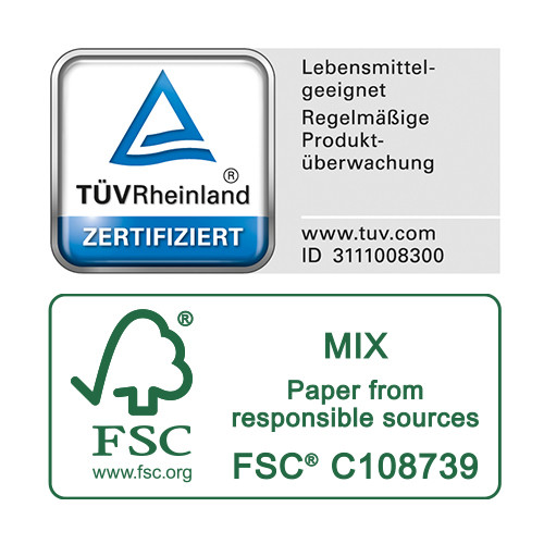 Papstar - Pure Paper Plates square 20cm (12pcs) - Blackwood Lane