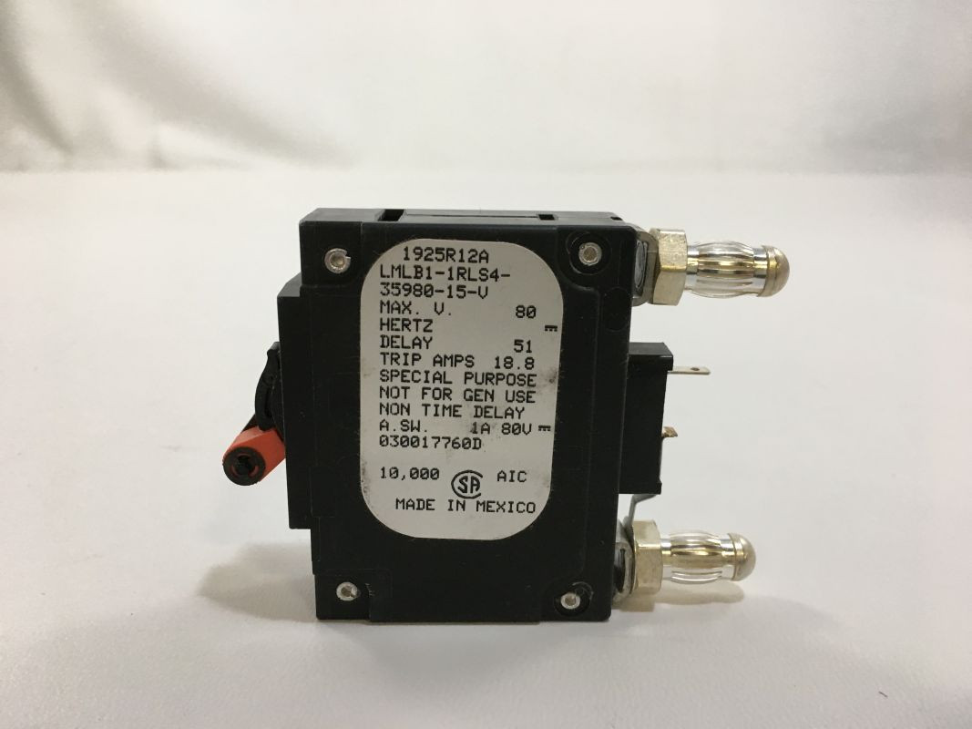 Trimm 030017760D Breaker 15 Amp Versa-Slot / Bullet / For 867, 787 ...