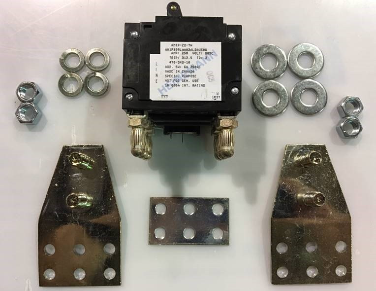 Alpha 747-221-20-000 Breaker 250A / 3-Pole AM Series w/Busbar Mounting ...