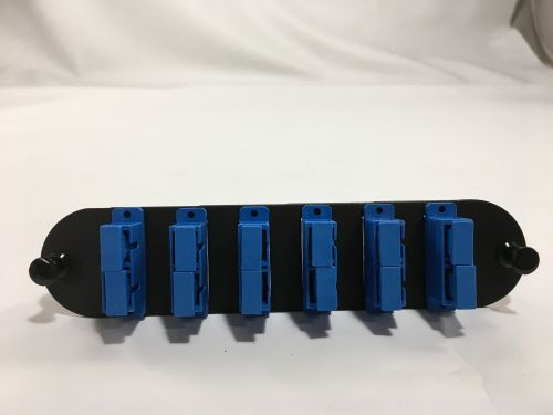 Corning EQUIVALENT CCH-CP12-59 Fiber Adapter Panel 12 Port SCU Duplex ...