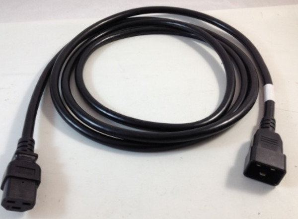 10FT AC POWER CORD IEC60320 C20 MALE PLUG TO C21 CONNECTOR 12/3 20A ...