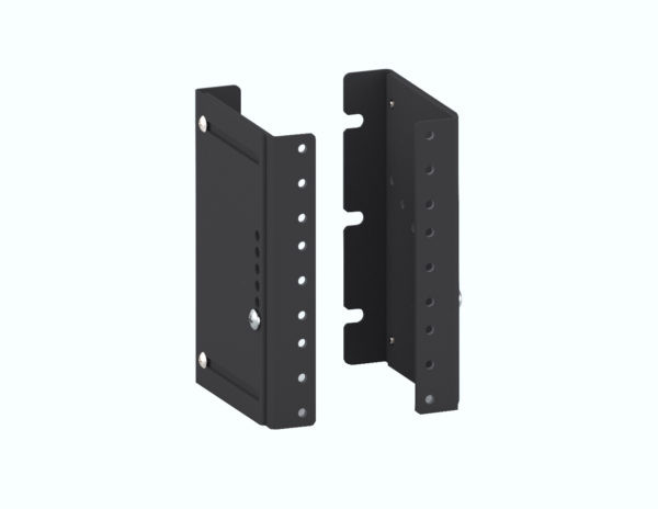 1924-3-001-03 3RU ADJUSTABLE STANDOFF BRACKET BLACK - TelExpress Live Store