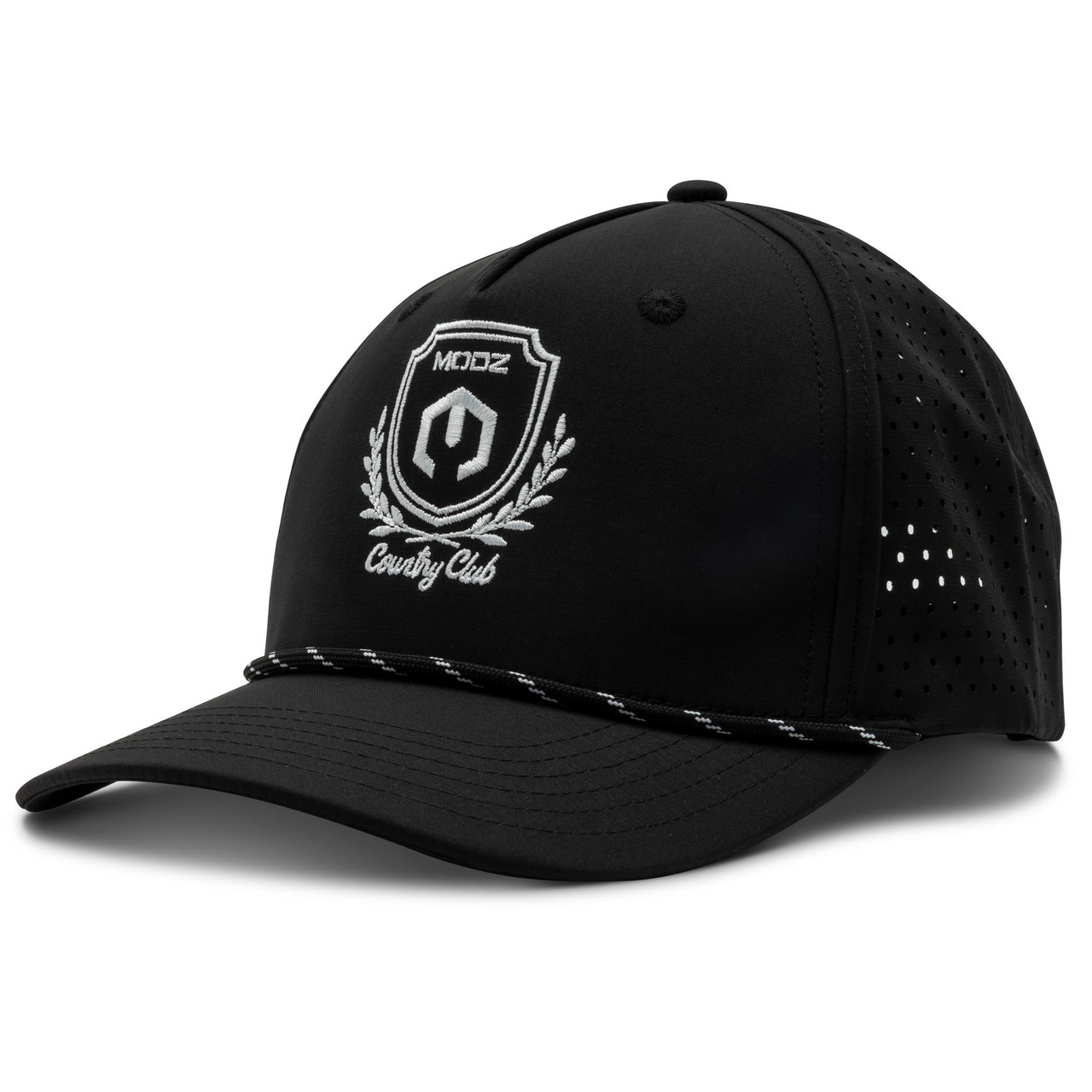 MODZ® Black Country Club Rope Baseball Cap