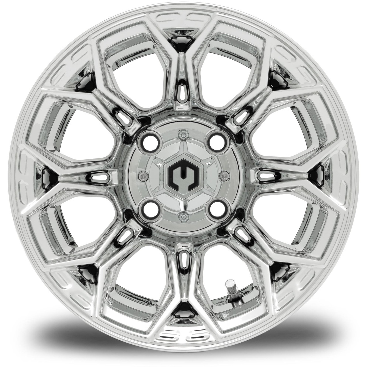 MODZ® Halo Chrome 12" Golf Cart Wheels
