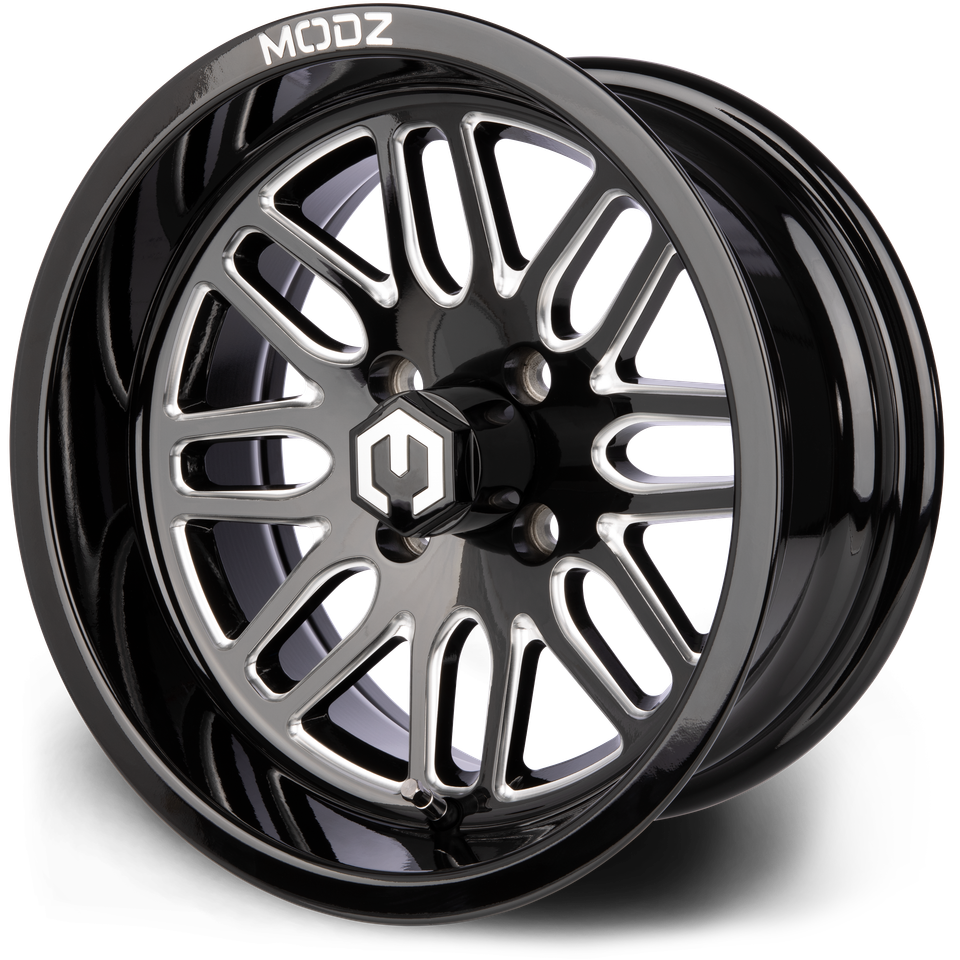 MODZ® Mayhem Chrome 14" Golf Cart Wheels