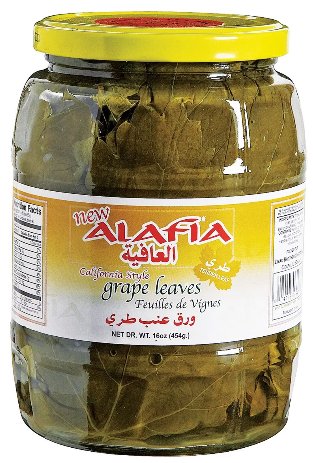 Alafia Grape Leaves 454g