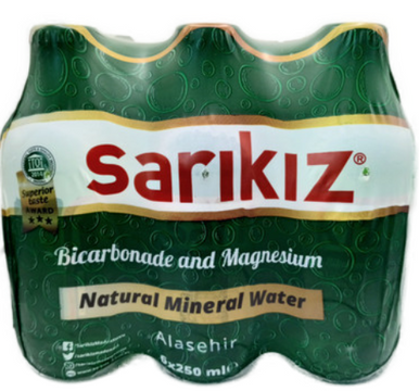Sarikiz Natural Mineral Water 6x250ml (Pack of 6)