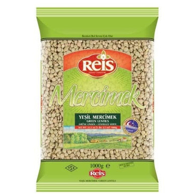 REIS GREEN LENTILS 1KG
