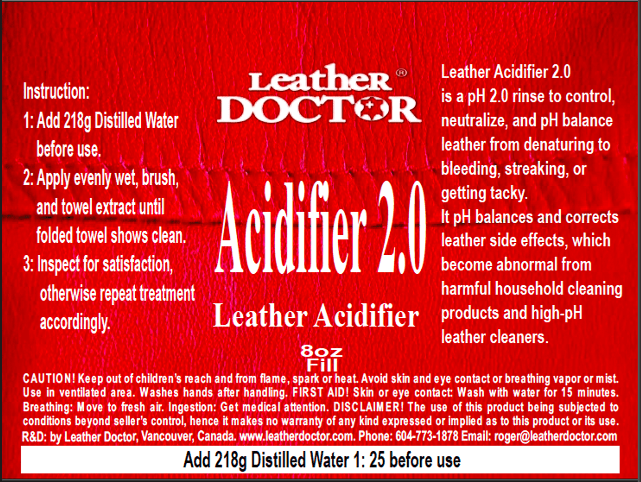 Bicast Leather Sticky Topcoat Refinishing Kit B7 | Leather Doctor