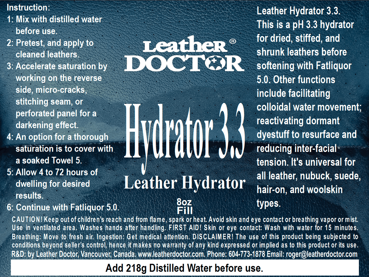 Leather Tarnish Stain Remover Kit P3.hs | Leather Doctor