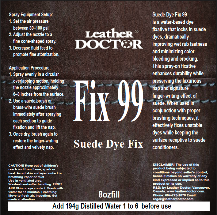 Suede Dye Fix 99 | Leather Doctor