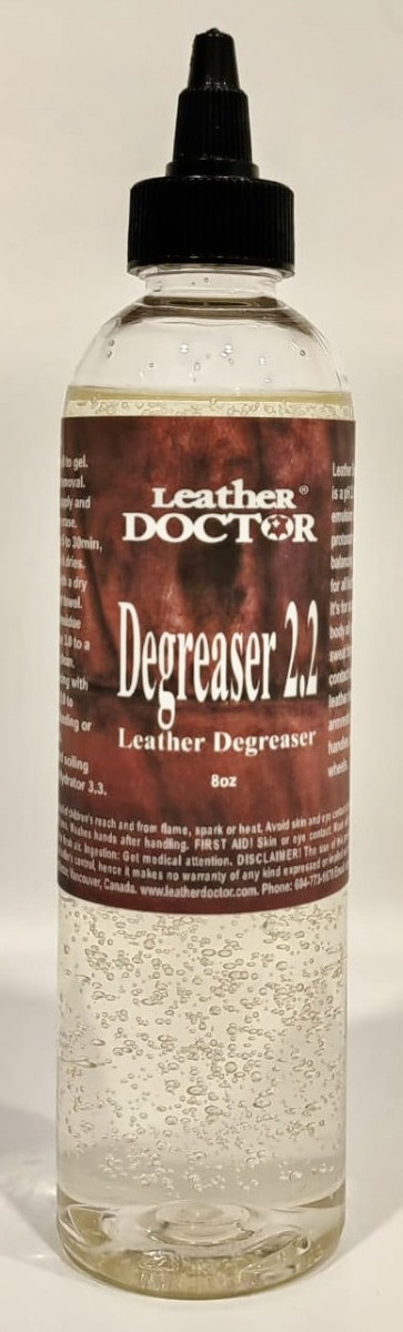 Leather Degreaser 2.2 | Water-Based pH 2.2 Cleaner for Leather Care