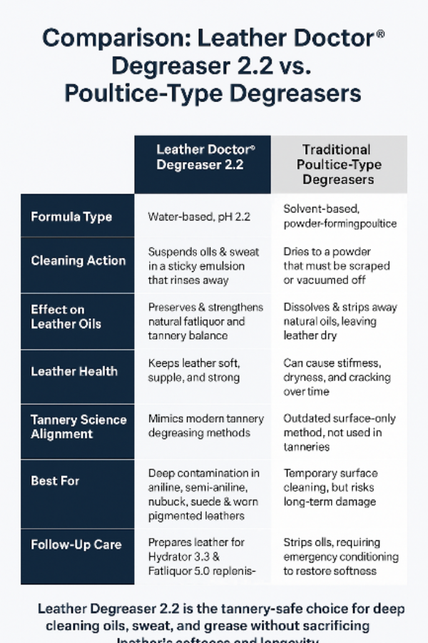 Leather pH Balanced Degreaser 2.2 | Water-Based pH 2.2 Cleaner for ...