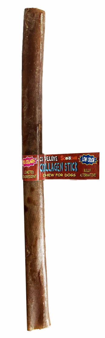 12 Inch CS Deluxe Collagen Stick with Cigar Band and UPC