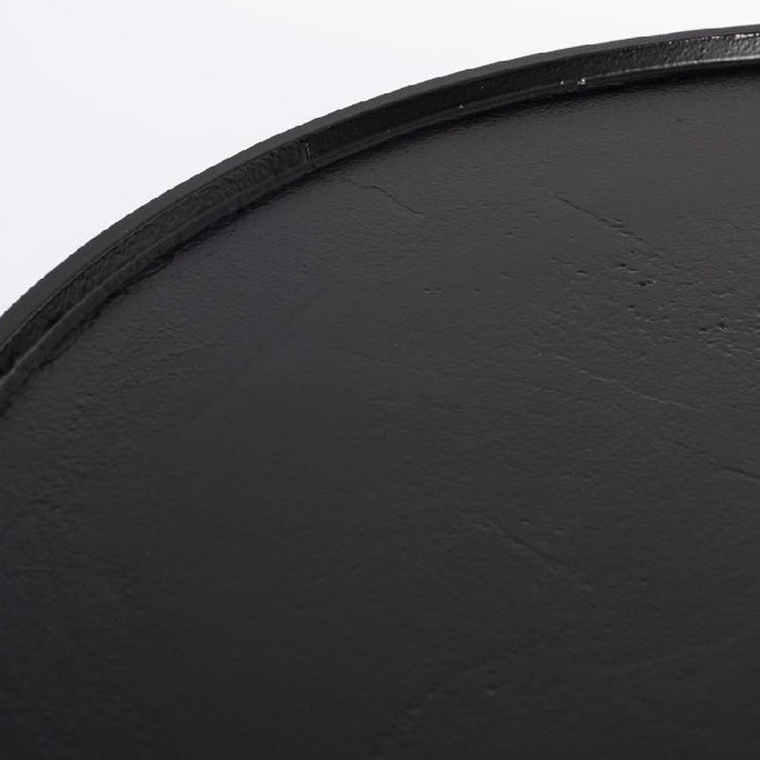 Black Alu Metal Round Coffee Table 60 cm - Floss