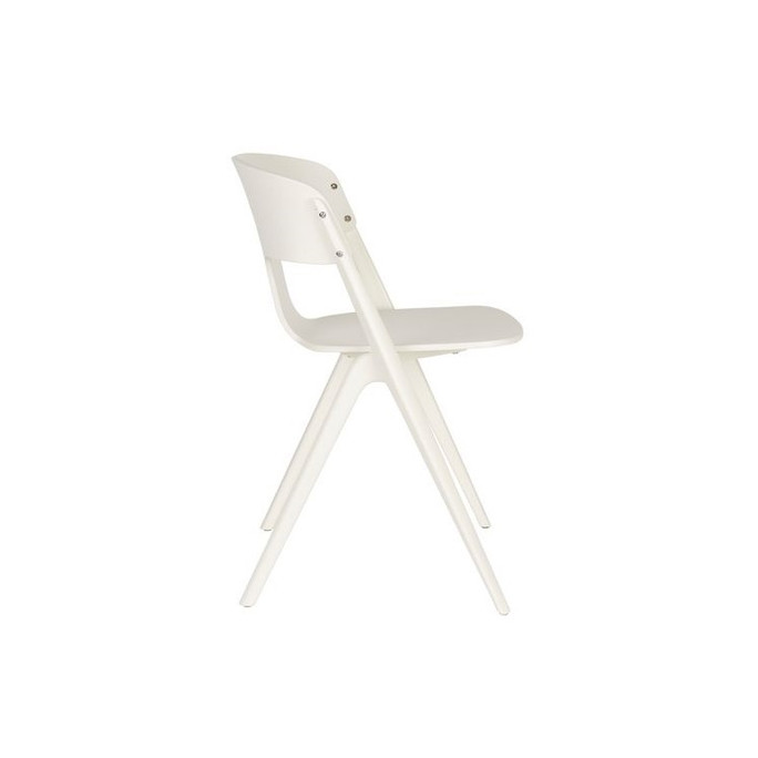 Cotton White Set of 4 Stacking Outdoor Chairs - Horizon
