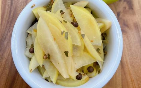 Quick Pickled Granny Smith Apple - Pacific Coast Fresh Co.