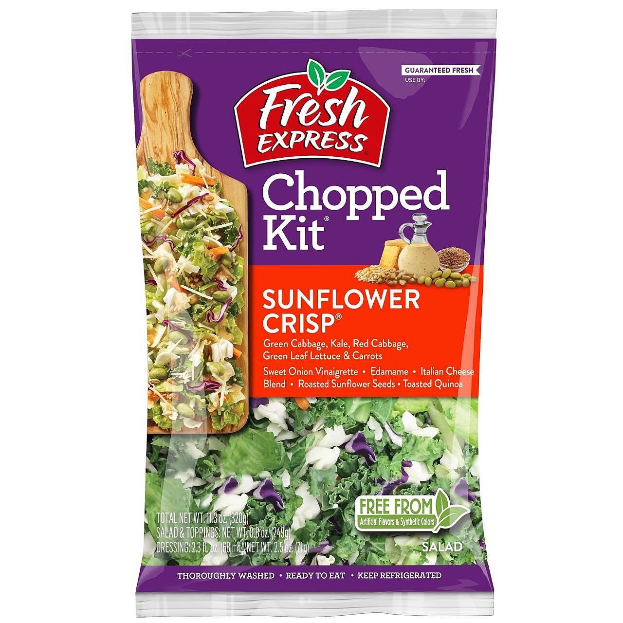 PFSALSUNFX | Fresh Express Chopped Sunflower Crisp Salad Kit (6/11.1OZ ...