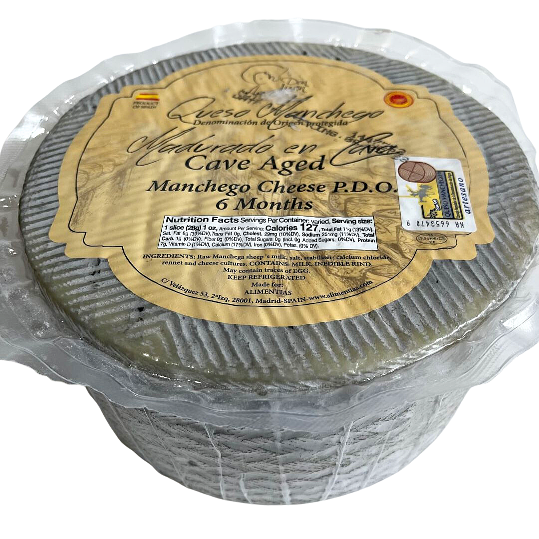 CHZMAN3.5FOU | 4 Month Spanish Manchego (7#) - Pacific Coast Fresh Co.
