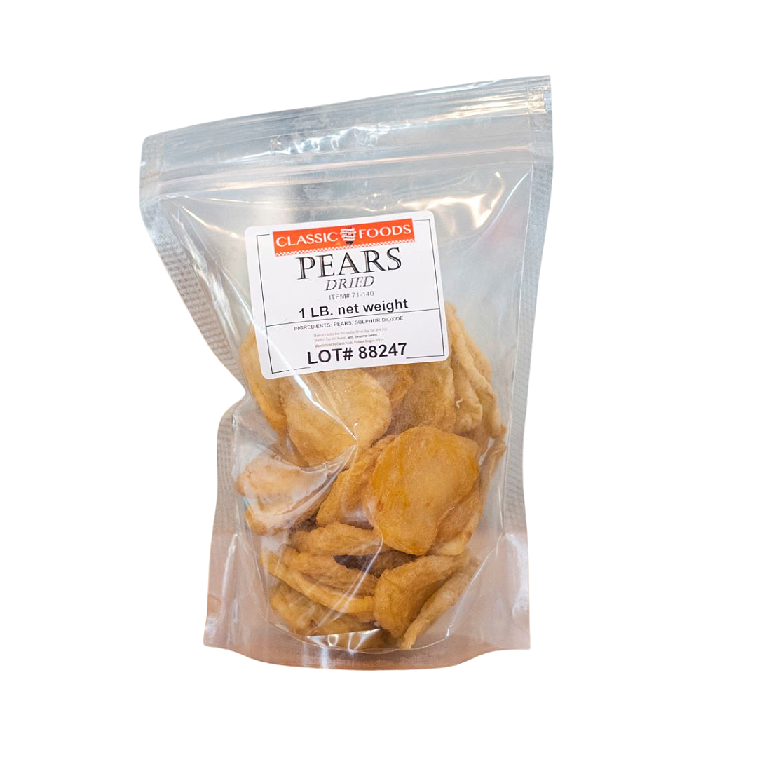 PEADRY01# | Dried Pear (1#) - Pacific Coast Fresh Co.