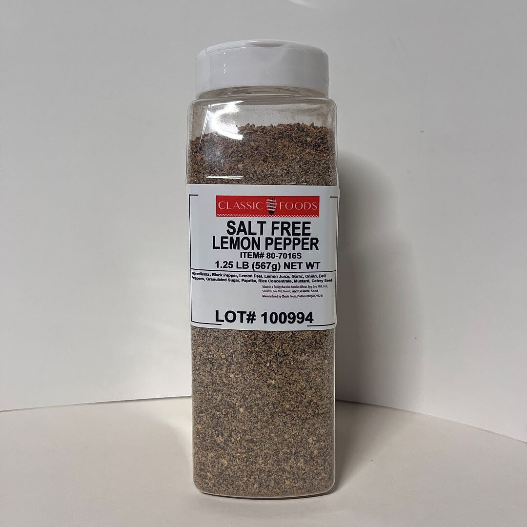 SPESALPC1LEM | Lemon Pepper No Salt Seasoning (PC-1) - Pacific Coast ...