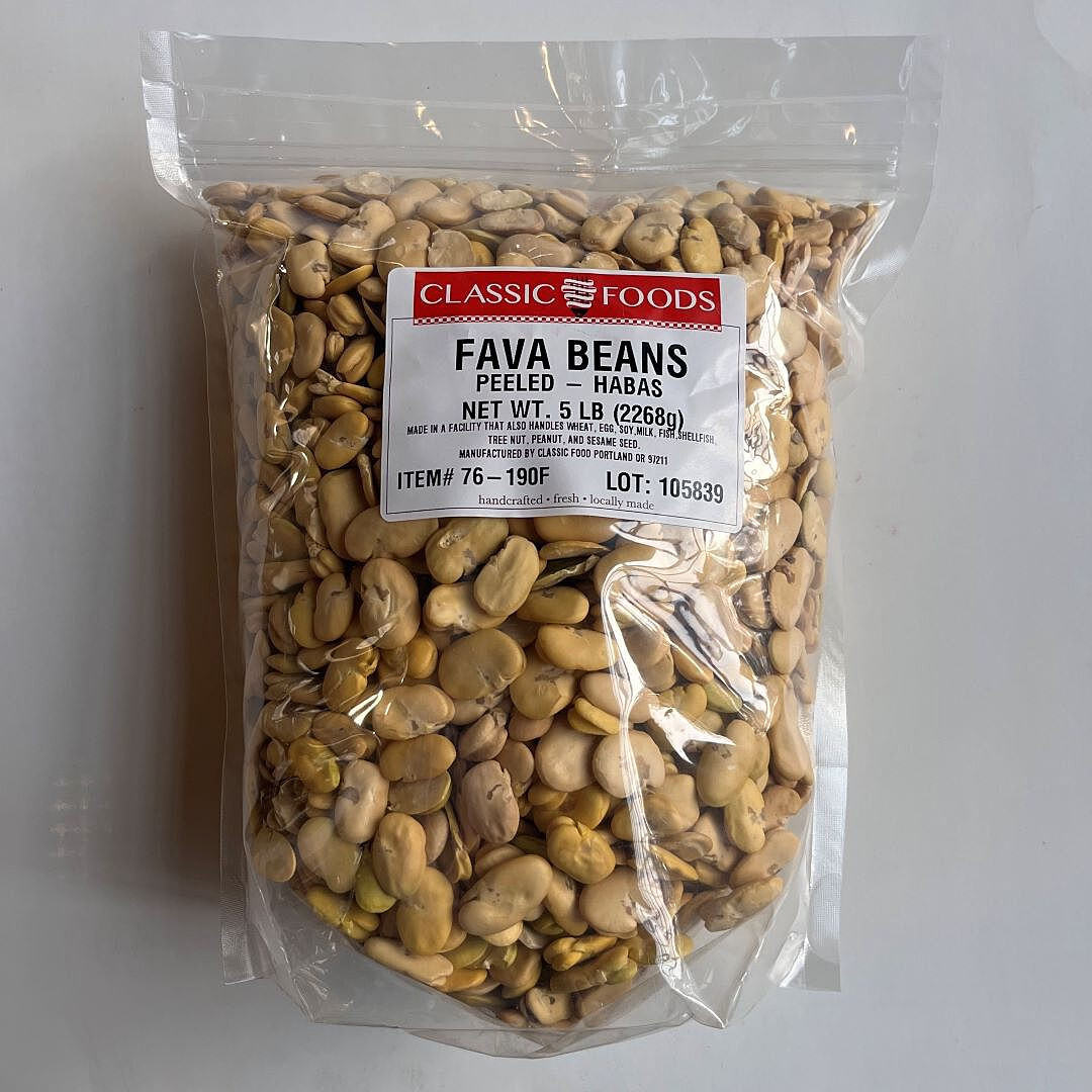 BEAFAV05#HAB | Peeled Habas Fava Beans (5#) - Pacific Coast Fresh Co.