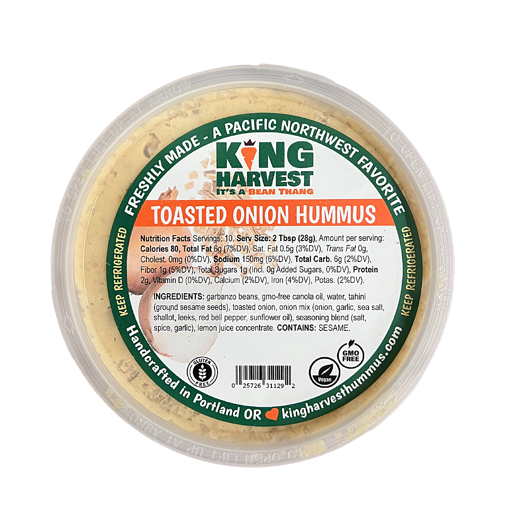 PFHUMONIT10 | King Harvest Toasted Onion Hummus (10 OZ) - Pacific Coast ...