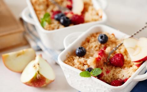 Red, White, & Blue Apple Crisp - Pacific Coast Fresh Co.