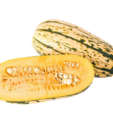 SQUDEL35# | Delicata Squash (1 BSHL) - Pacific Coast Fresh Co.