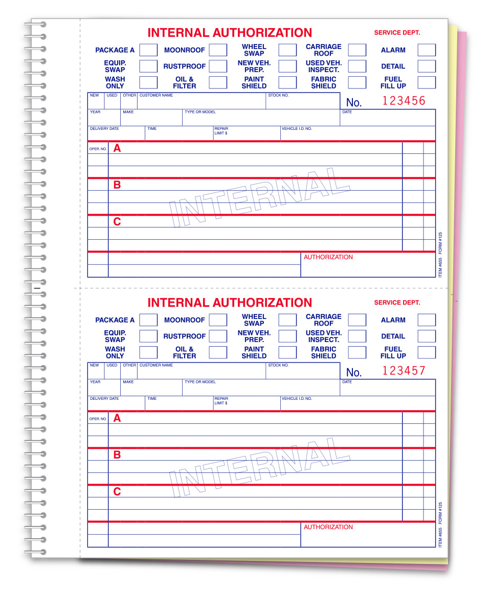 Automotive Forms