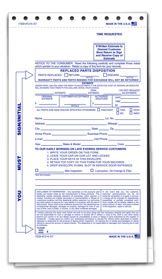 Night Drop Envelopes 2 Part - 500 per box