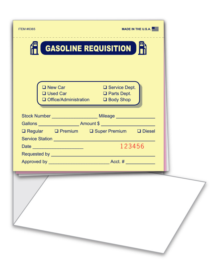 Fuel Requisition Books (3-Part) 25/book