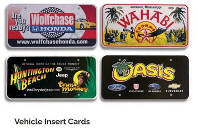 License Plate Inserts - (.015, .023, .030) PolyStyrene