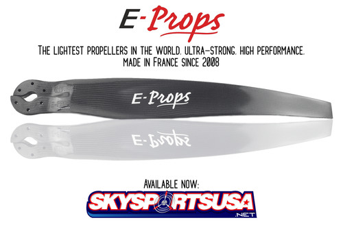 E-Props 3 Blade Carbon Fiber Propeller 2.68 Reduction for Vittorazi ...