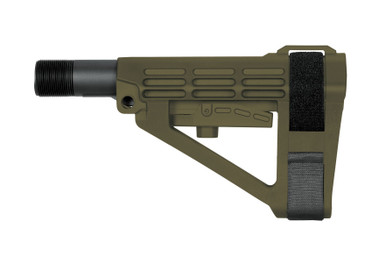 SB TACTICAL BRACE SBA4 ODG INCLUDES MIL-SPEC BUFFER TUBE - SBA404SB ...