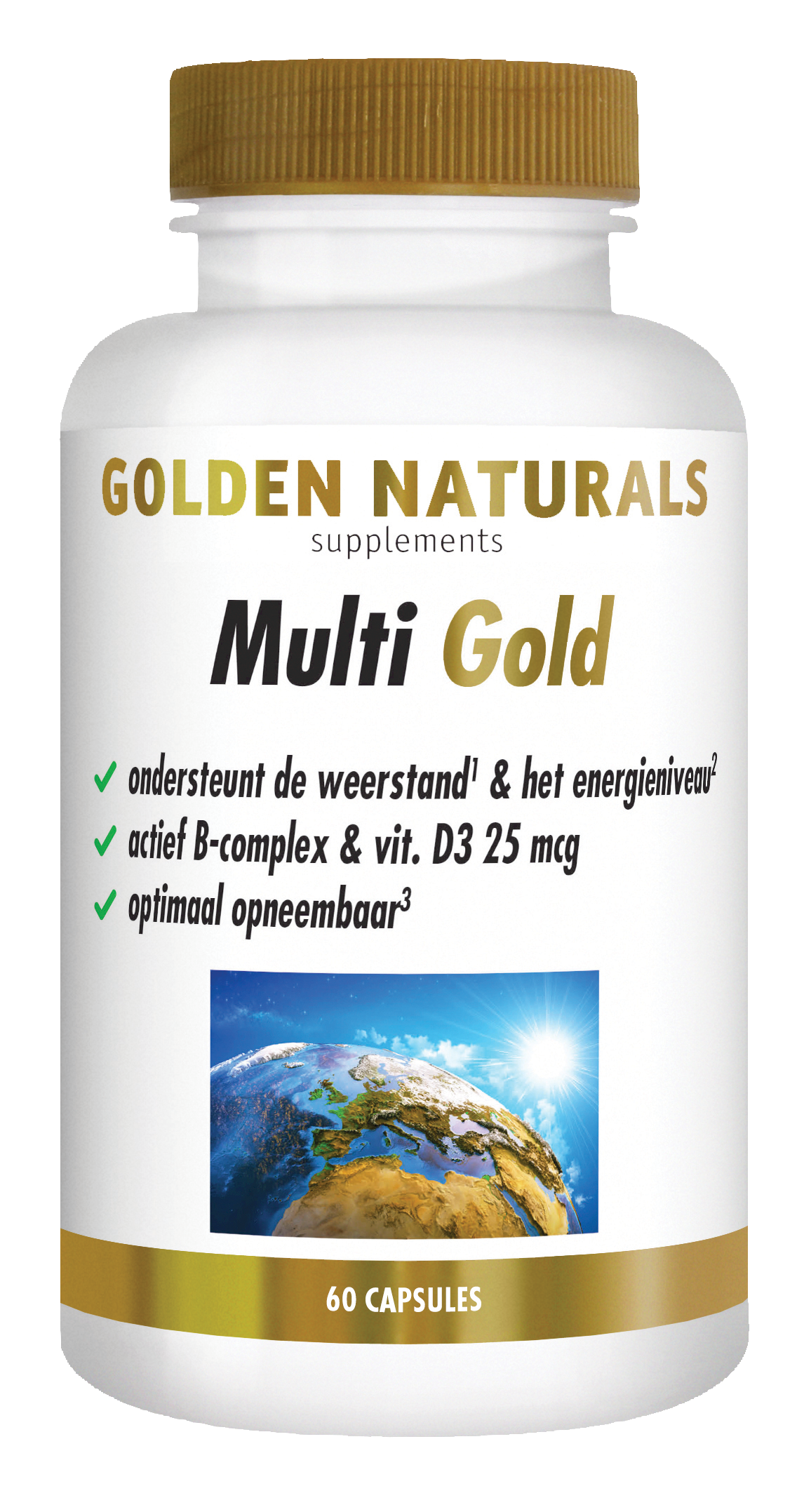 Golden Naturals Multi Gold capsules kopen? 25% korting